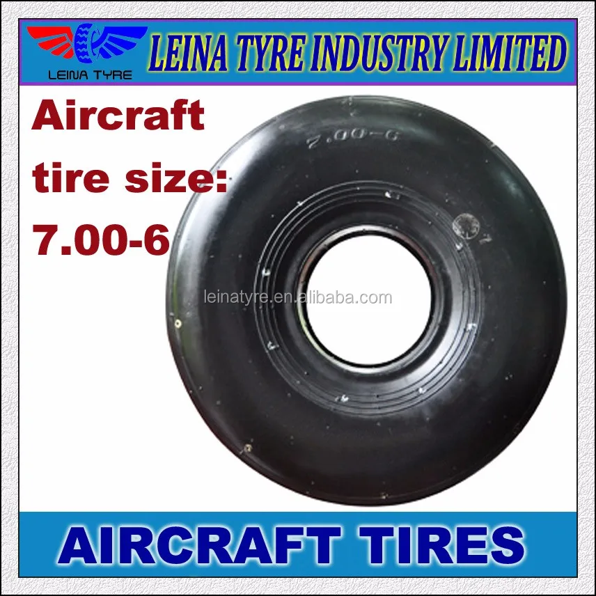 Ultralight Aircraft Plane Tyre 7.00-6 by LEINA for Repair