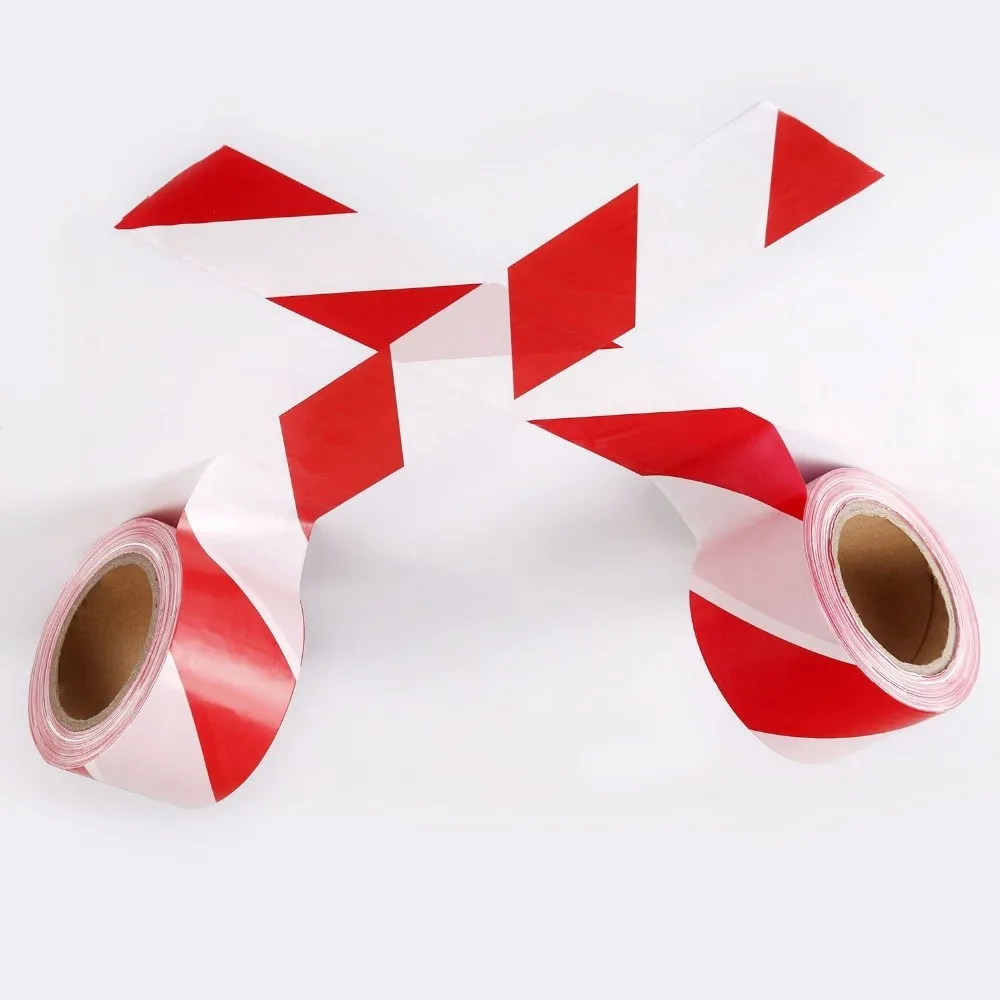 7cm*200m High Quality Red And White Hazard Stripe Barrier Caution Tape ...