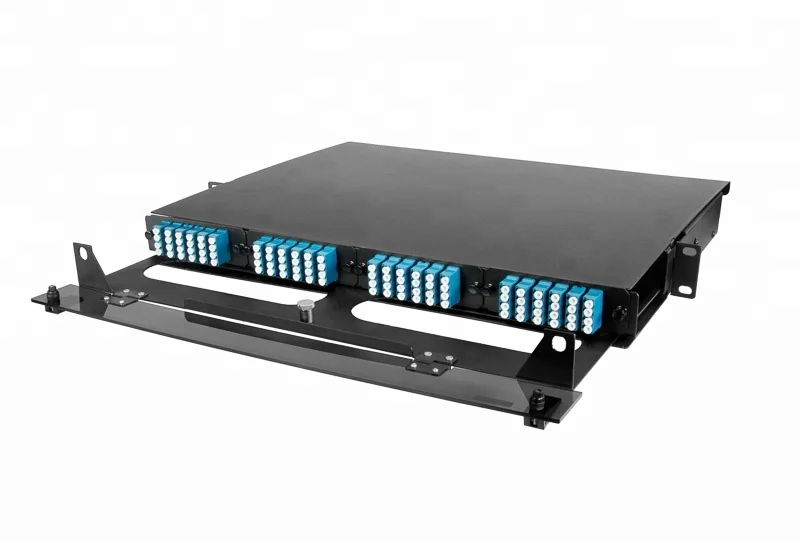19 ",1u,12 24 Noyaux Mpo/mtp Monté Par Support De Fiber Optique Panneau ...