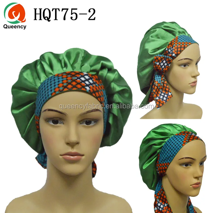Queency Custom Adjustable Polyester Satin Bonnet With Tie Strings ...