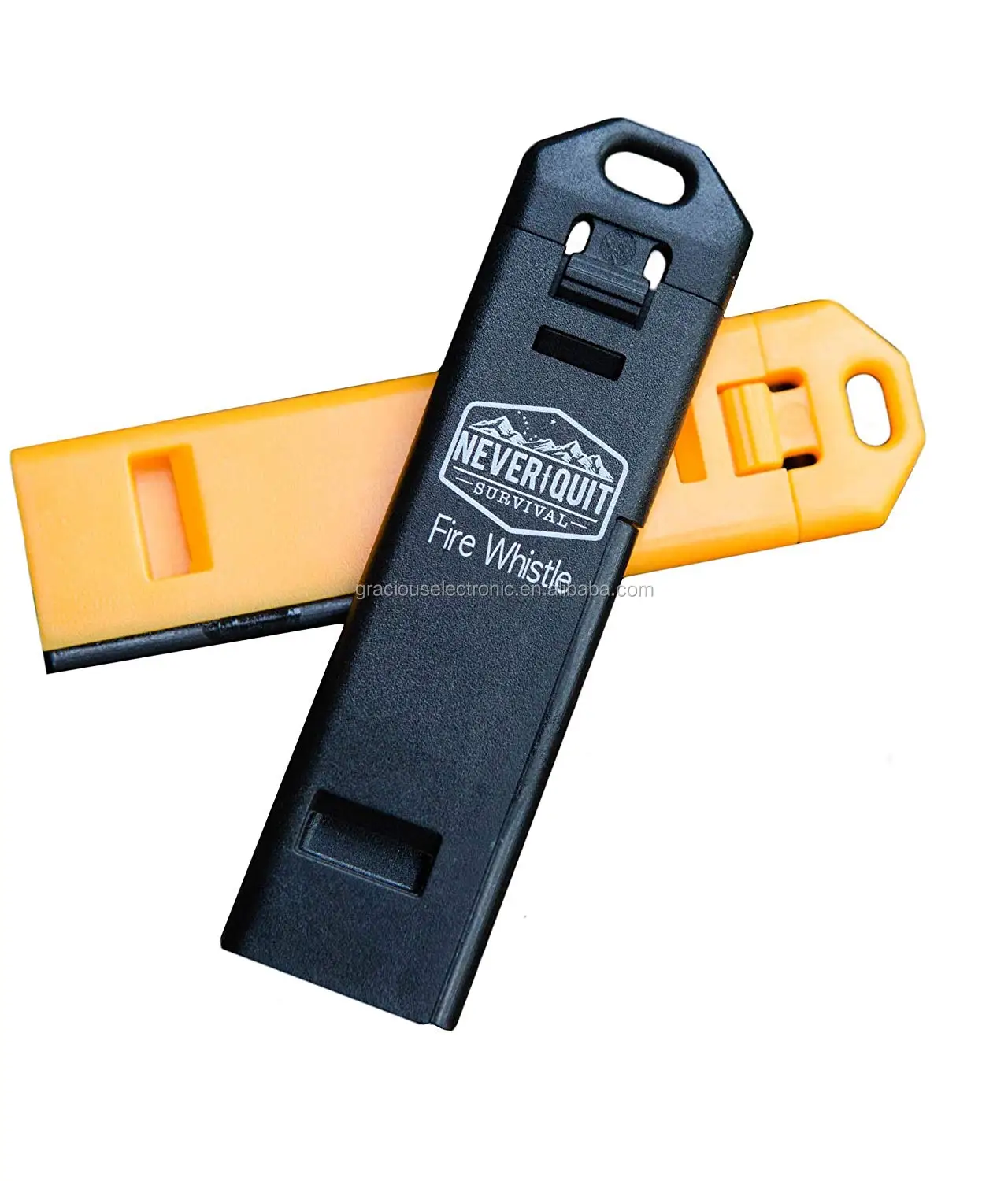 Surviving Safety Emergency Flat Whistle With Fire Rod And Striker - Buy ...