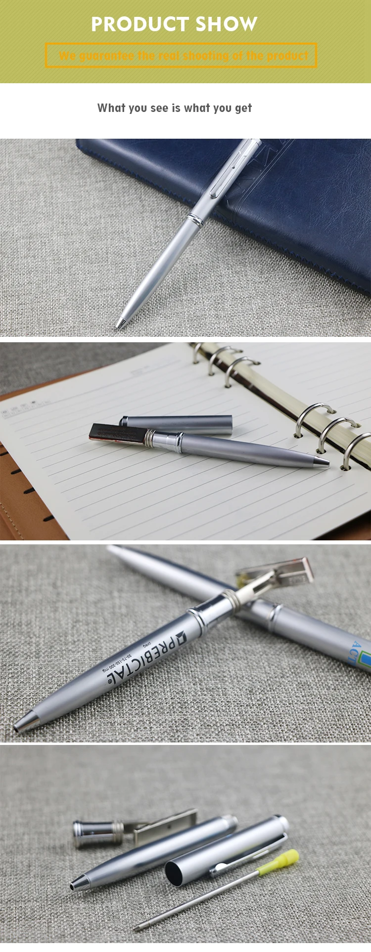 Metal Stamp Pen - Personalized Executive Self Inking Pen