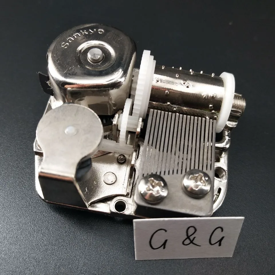 Shop Custom Gold Sankyo Music Boxes - 18 Note Mechanism