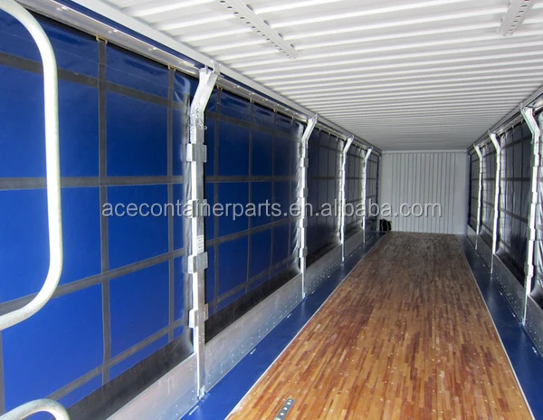 45ft High Cube PVC Curtain Side Door CSC Certified Container