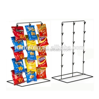 Floor-standing Potato Chip Bag Clip Display Racks - Buy Potato Chip ...