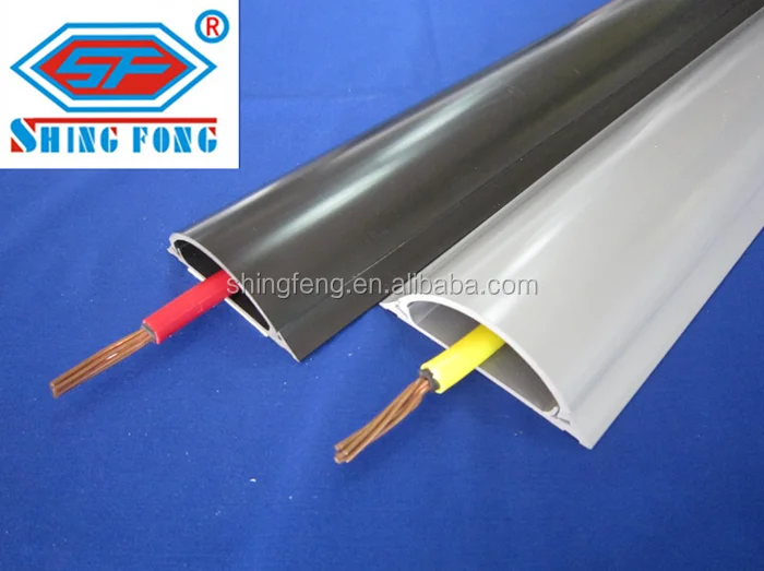 Electrical Half Round Pvc Cable Duct Cable Trunking - Buy Half Round ...