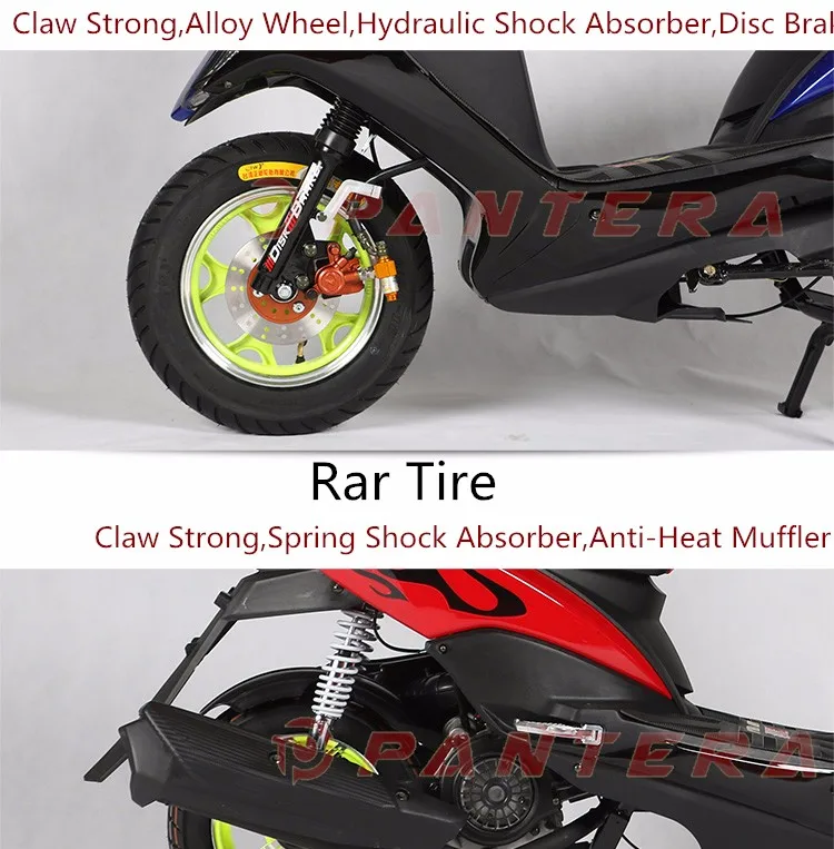 75cc Scooter - High Heat Dissipation Motorcycle Gacela Pasola