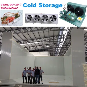Fish Seafood Cold Storage For Freezing With Capacity 200ton - Buy Cold ...