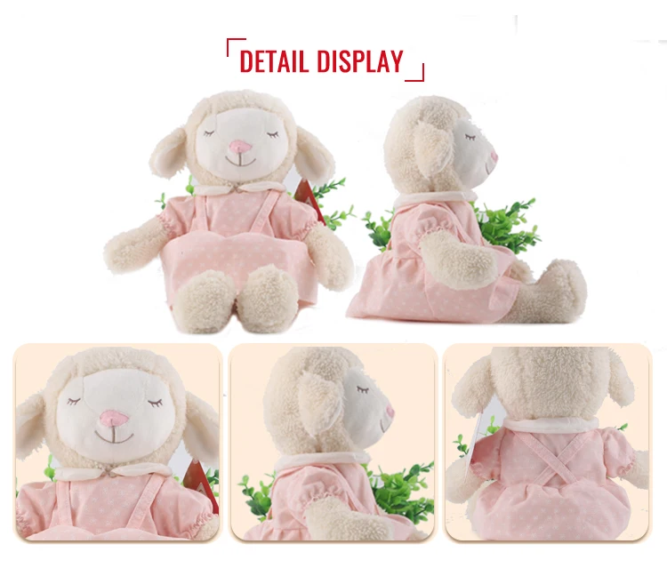 Animal Home Decoration Pink Sheep Custom Plush Doll - Buy Plush Baby ...