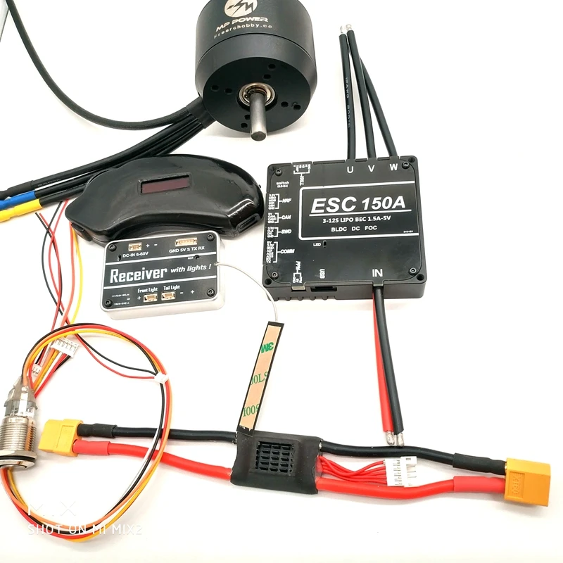 6355 190KV Bldc Motors Vesc V6 Controller for Electric Skateboard