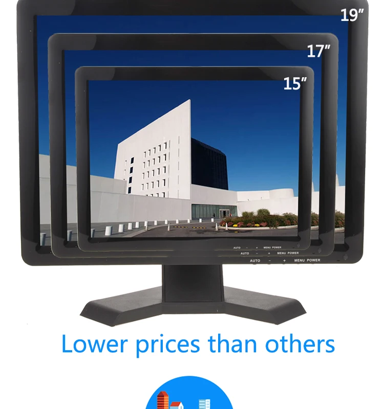17 Inch HD CCTV Monitor - Ideal for School Bus Systems