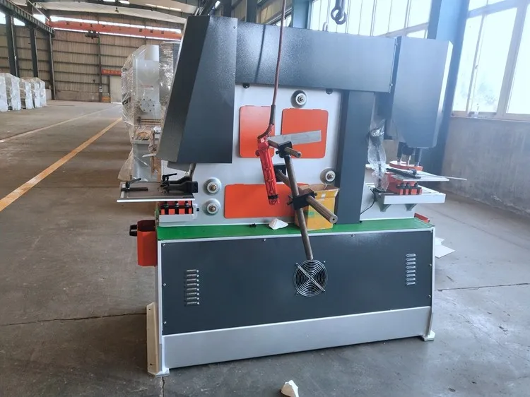 Q35y-12mm Thickness Metal Plate Hydraulic Small Ironworker Machine ...