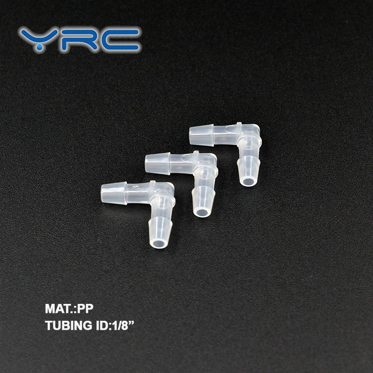 1/8" Plastic 3-Way Connector Hose Barb Elbow Tube-Pipe Fittings