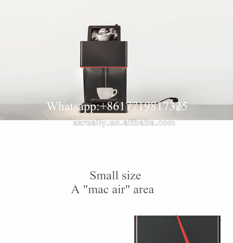 Oem 3d 라떼 아트 인쇄 기계 Selfie 라떼 커피 프린터 자동 식용 식품 프린터 쿠키초콜릿 Buy 커피 프린터 3d 프린터 기계식용 프린터 Product On