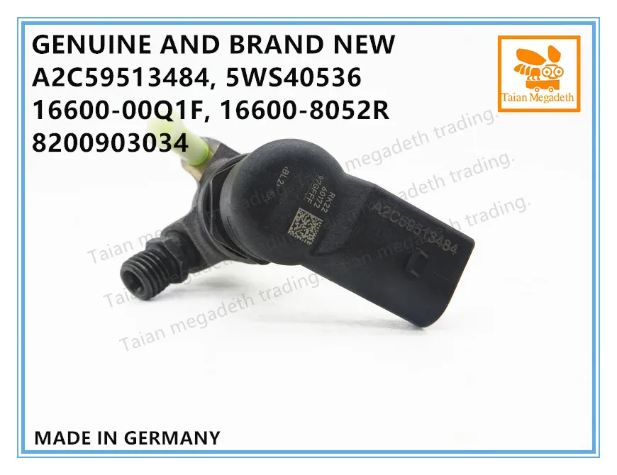 Genuine And Brand New Diesel Fuel Injector Assy A2c59513484,5ws40536 ...