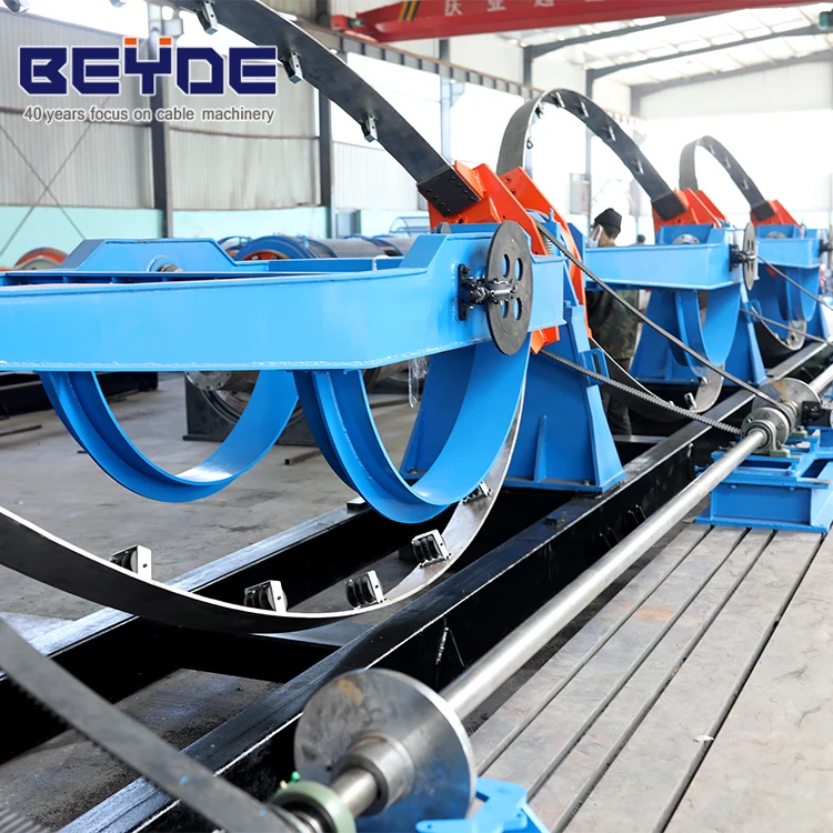 Bow Strander For Control Cables / Skip Stranding Machine For Electric ...