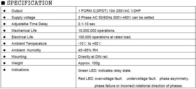 RSTB 3 Phase Supply Control Relays - Protective & Sealed