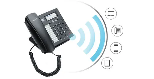 Smart voip wifi sip phone with 2 lines wifi sip desk phone sim card ...