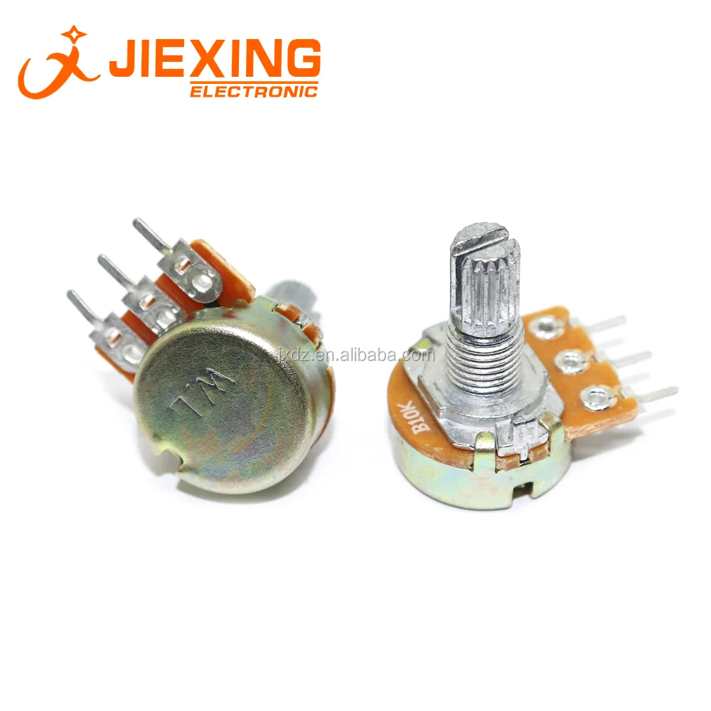 16mm Potentiometer WH148 B10K - Linear 3pin Potentiometer