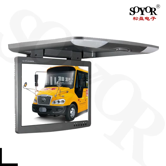 22 Inch Motorized Roof Mount Bus Tv Monitor 24v 22inch Car Ceiling ...