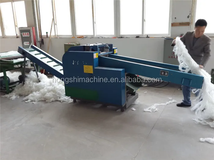 Industrial High Efficiency Automatic Waste Rags Cutting Machine - Buy ...