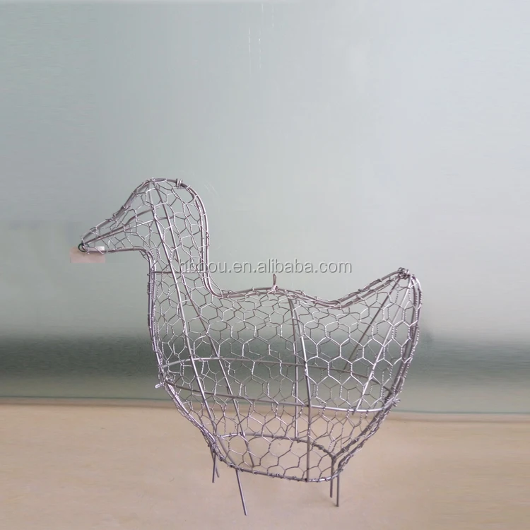 Ivy and Miniature Plant Metal Topiary Frame - Animal Shape