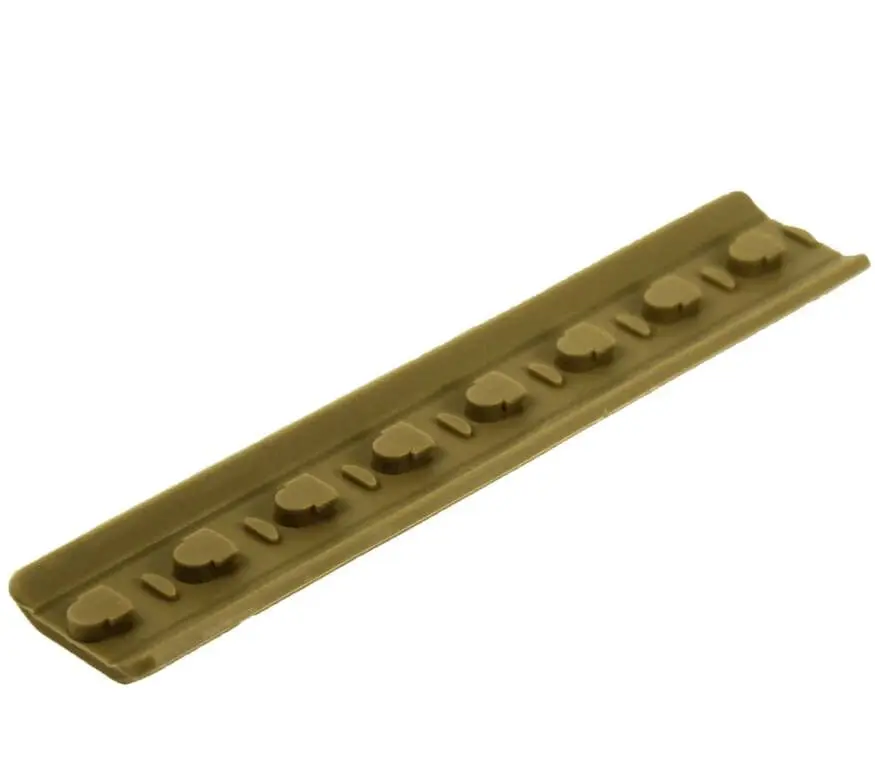 Tan Color Keymod Picatinny/weaver Ladder Rubble Rail Cover Handguard ...