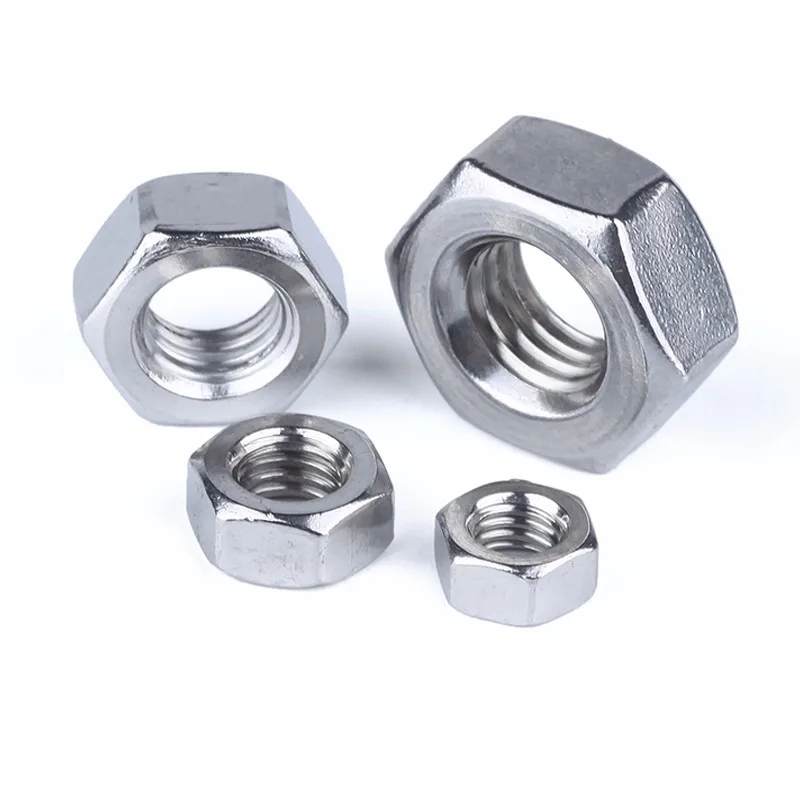M6 M12 Stainless Steel Ss304 Ss316 Ss316l Hex Nut Din934 - Buy ...