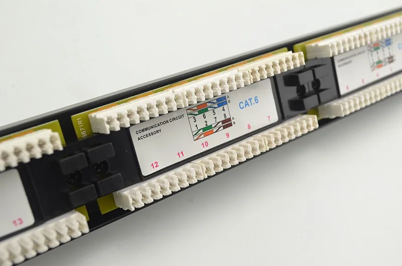 Cat5e Cat6 110 Block Patch Panel With 24 Ports - Buy 110 Block Patch ...