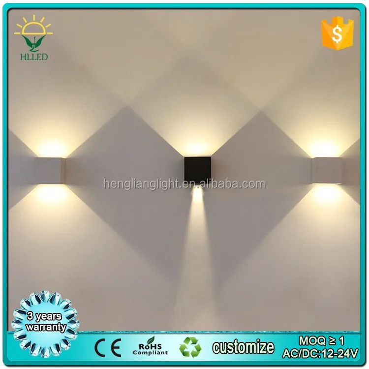 Ip65 Exterior Lighting Compound Modern Outdoor Led Up And Down Garden ...