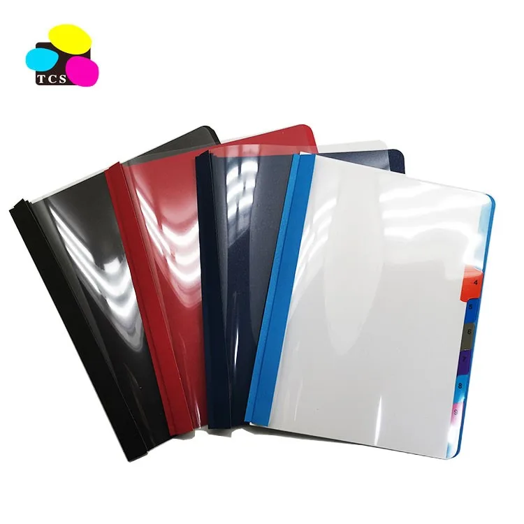 Metal File Clips - Clear Front Report Cover with 3 Fasteners