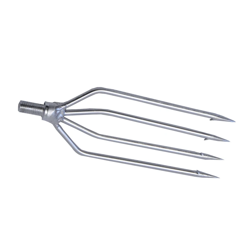 Vissen Spear 4 Prong Speerpunt Vork Harpoen Tip Met Weerhaken Duiken ...