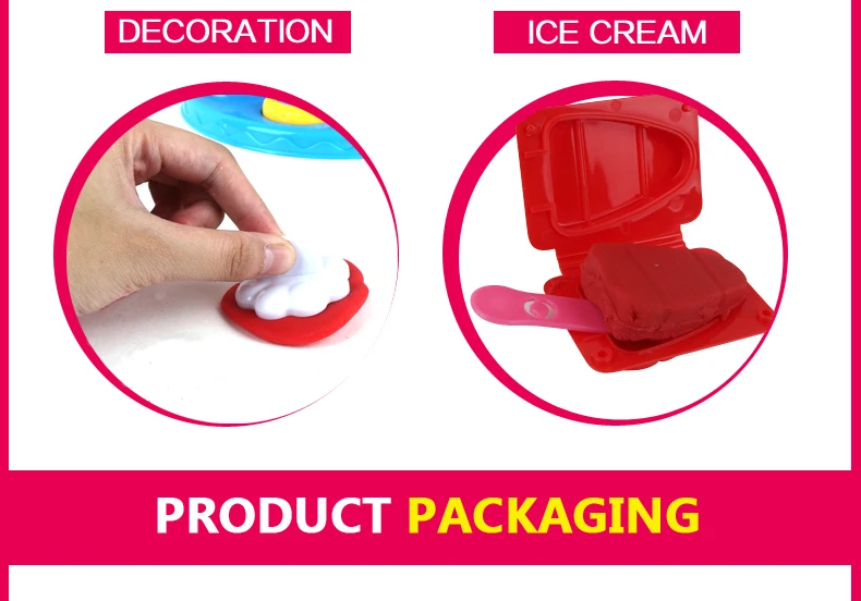 Diy Toy Modelling Clay Set Color Play Dough Color Mud Edible Modeling ...