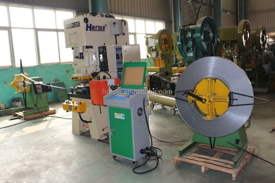 Sheet Feeding Punch Press For Paint Tin Can Top/bottom Lid Making ...