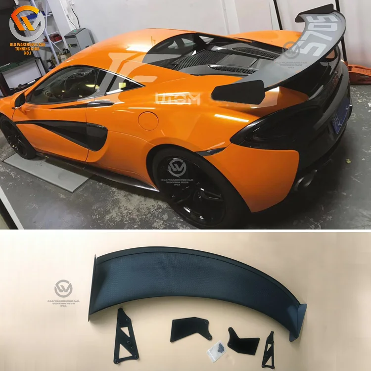 Trunk Gts Wing For Mclaren 540c 570s 570gt Carbon Fiber Rear Racing ...