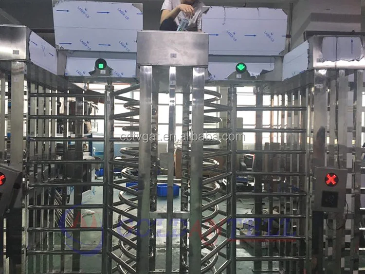 3 Wing Full-Height Single Turnstile - Football Stadium Price