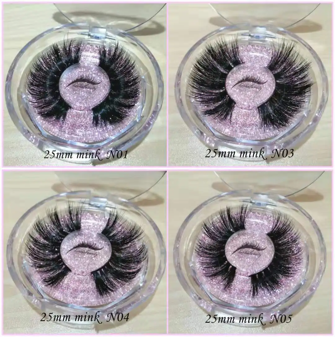 New Design Long 25mm 30mm Eyelashes Natural 3d Mink Eyelashes - Buy New ...