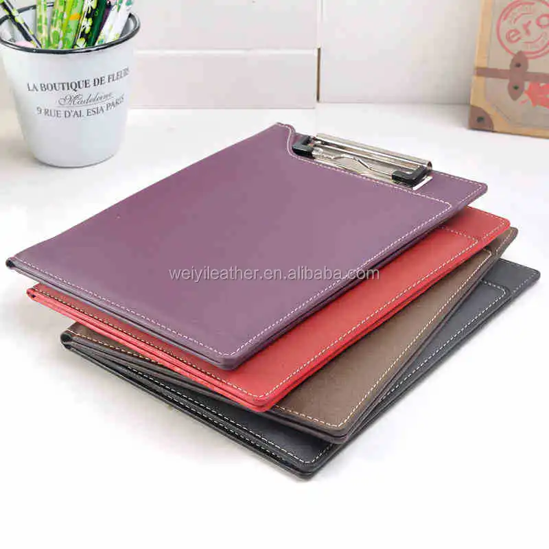 Double Sided Clipboard - High Quality OEM Leather & Metal