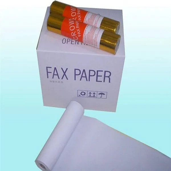 Low Price Promotional Office White 210mm/216mmx30m Roll Thermal Fax ...