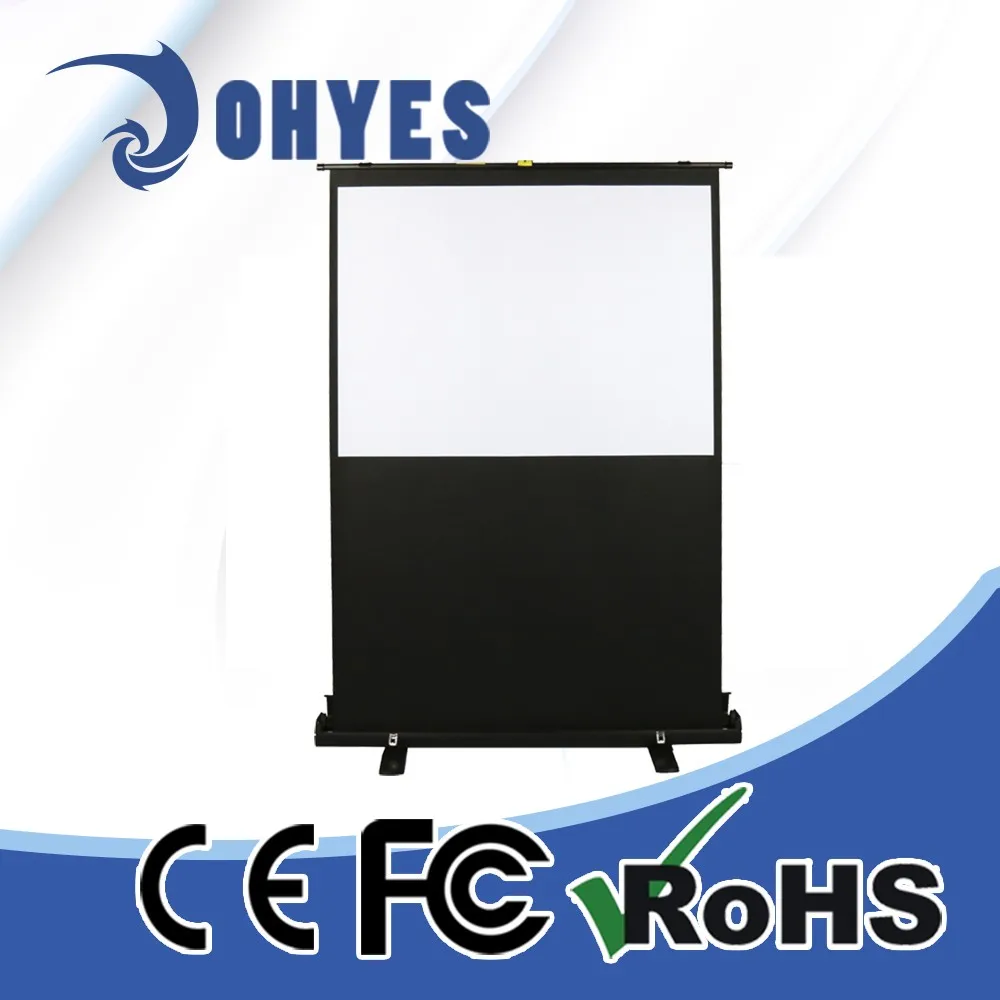 3D Silver PVC Soft Metal Simple Eyelet Projector Screen