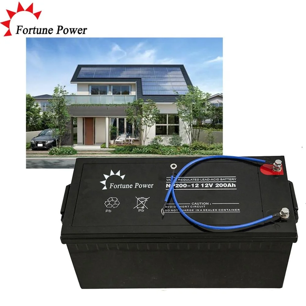 12V 24V 100AH 200AH Solar Battery GEL Deep Cycle AGM Battery Lead Acid ...