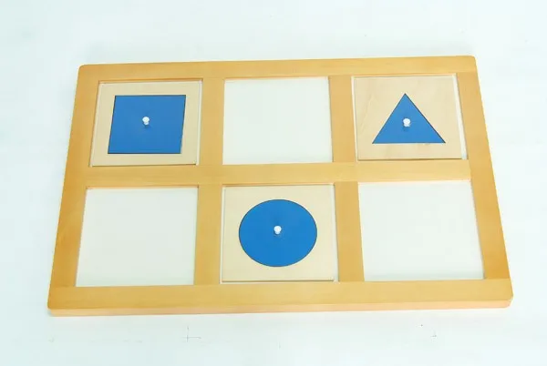Montessori Geometric Demonstration Tray,Montessori Sensorial - Buy ...