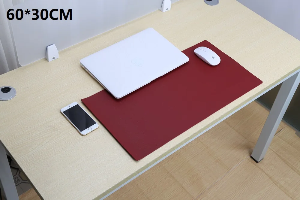 2019 Custom Office Faux Leather Round Corner Large Mouse Desk Pad 60*30 ...