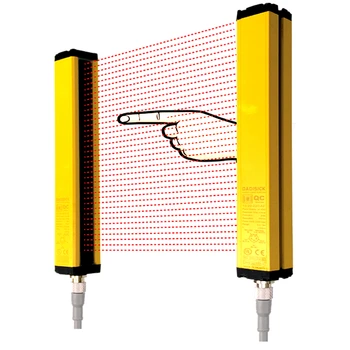 Yellow Finger Protector Type Infrared Safety Light Curtain ...