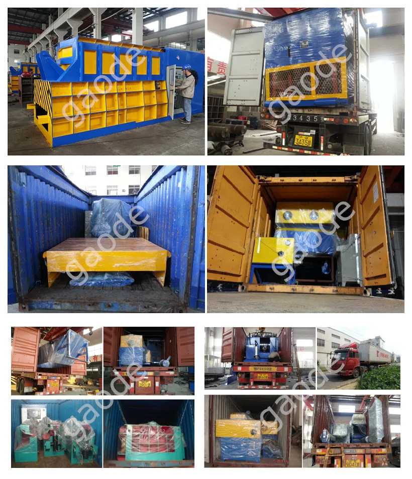Automatic Horizontal Scrap Metal Compactor Press| Alibaba.com
