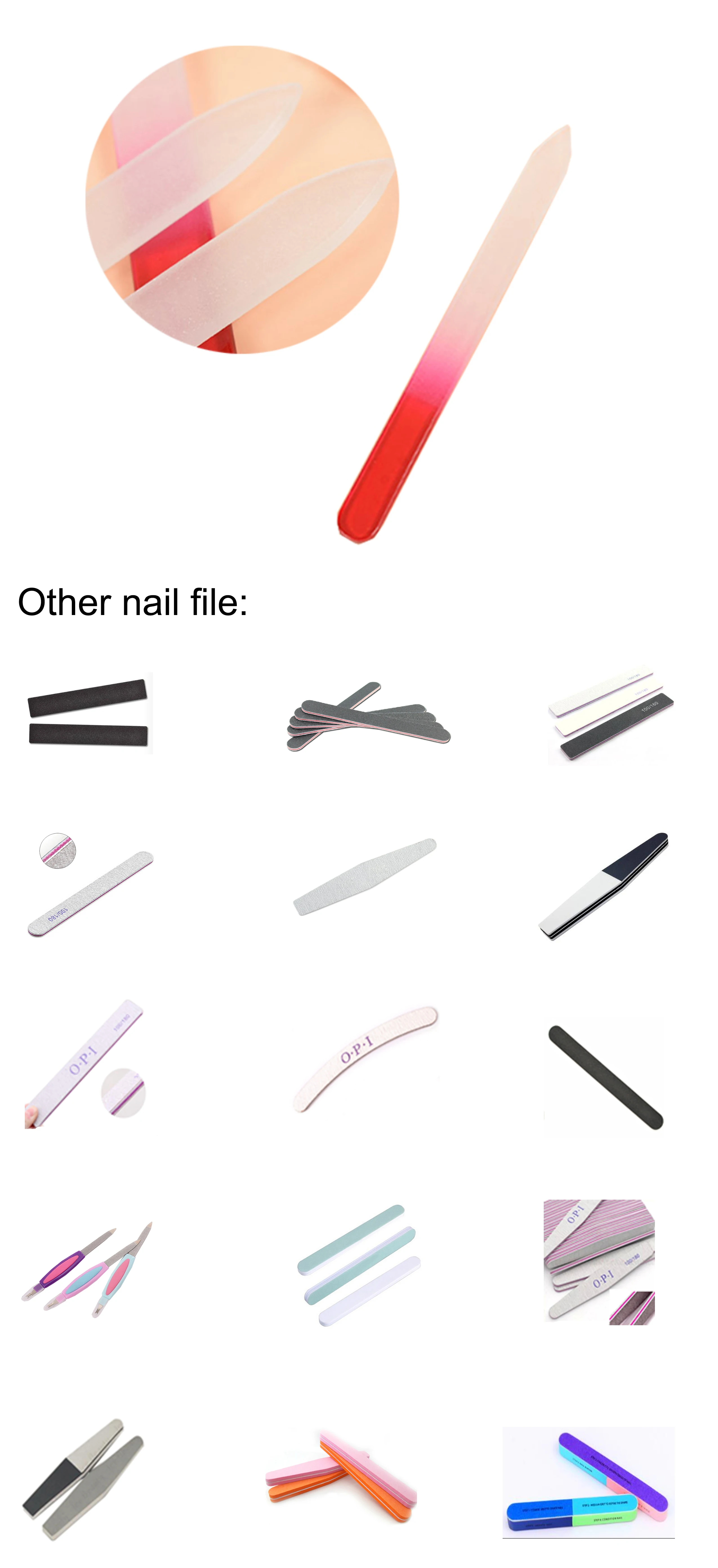 Private Label Disposable Match Box Thin Nail File 180 For Nail Art ...