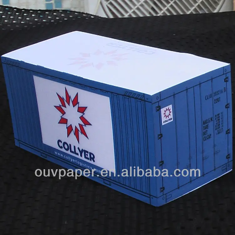 Customized Container Shape Paper Memo Block - Buy Containe Memo Block ...