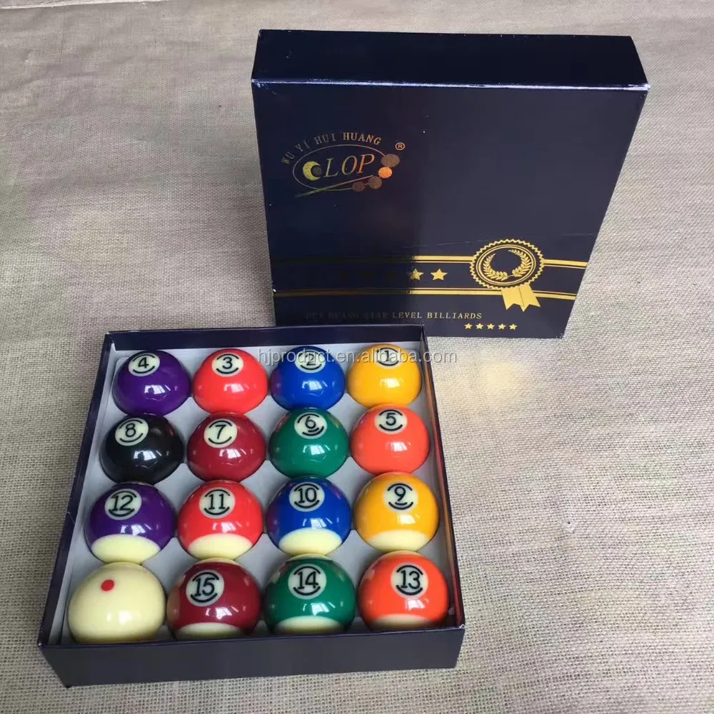 Five Star Grade Pool Ball Set 57.2mm Billiard Balls - Buy Billiard Ball ...