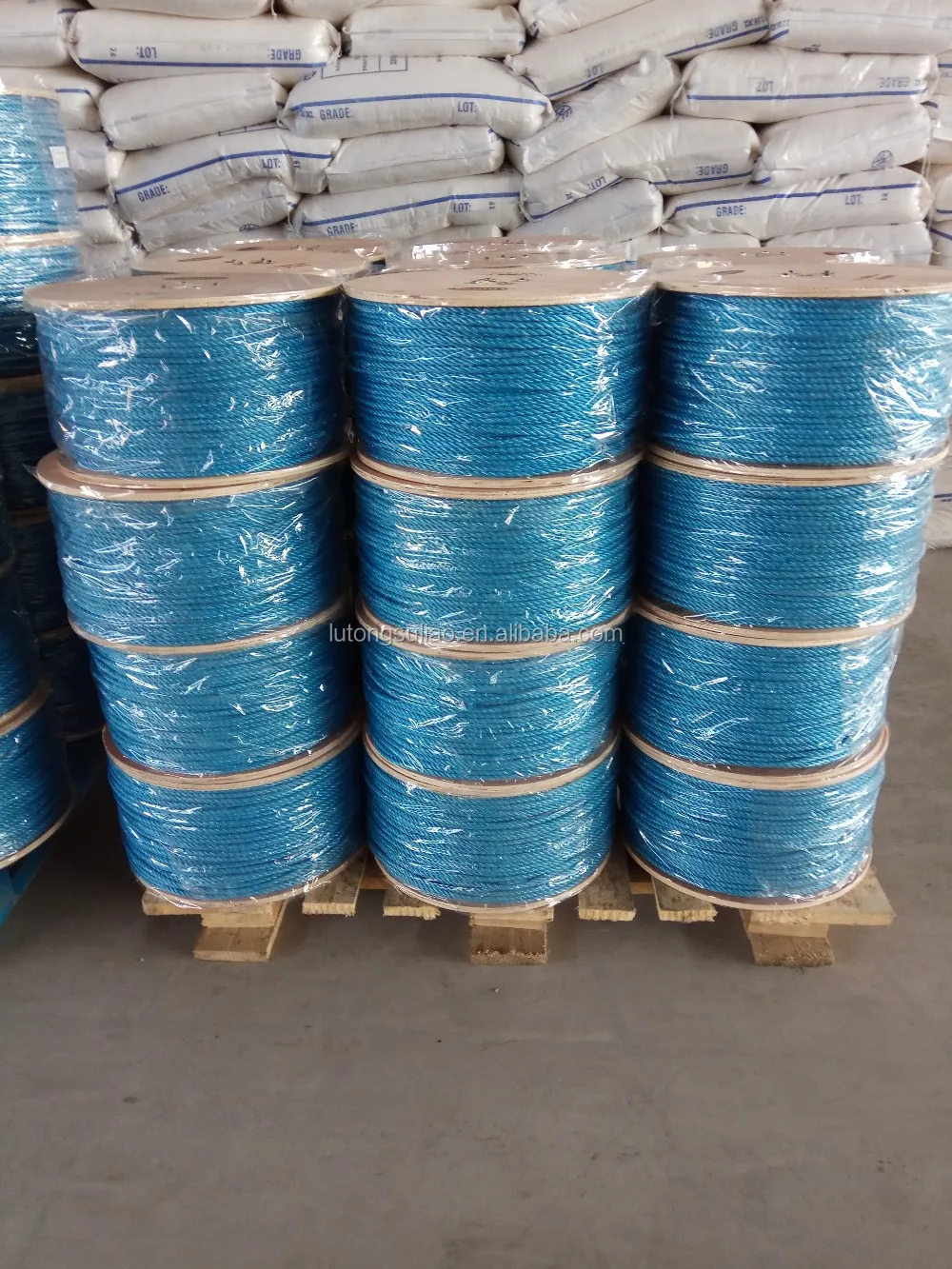 6mm 500 Meter Length Blue Telecom Draw Rope For Cable Ducting - Buy ...
