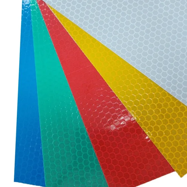 Wholesale Yellow Honeycomb Reflective Vinyl Material Rolls For Printing ...